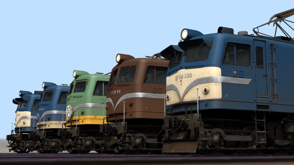 【PI公開】 EF58形電気機関車 – ACTUAL SIZE